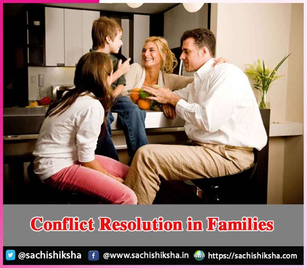 Conflict Resolution in Families | Sachi Shiksha